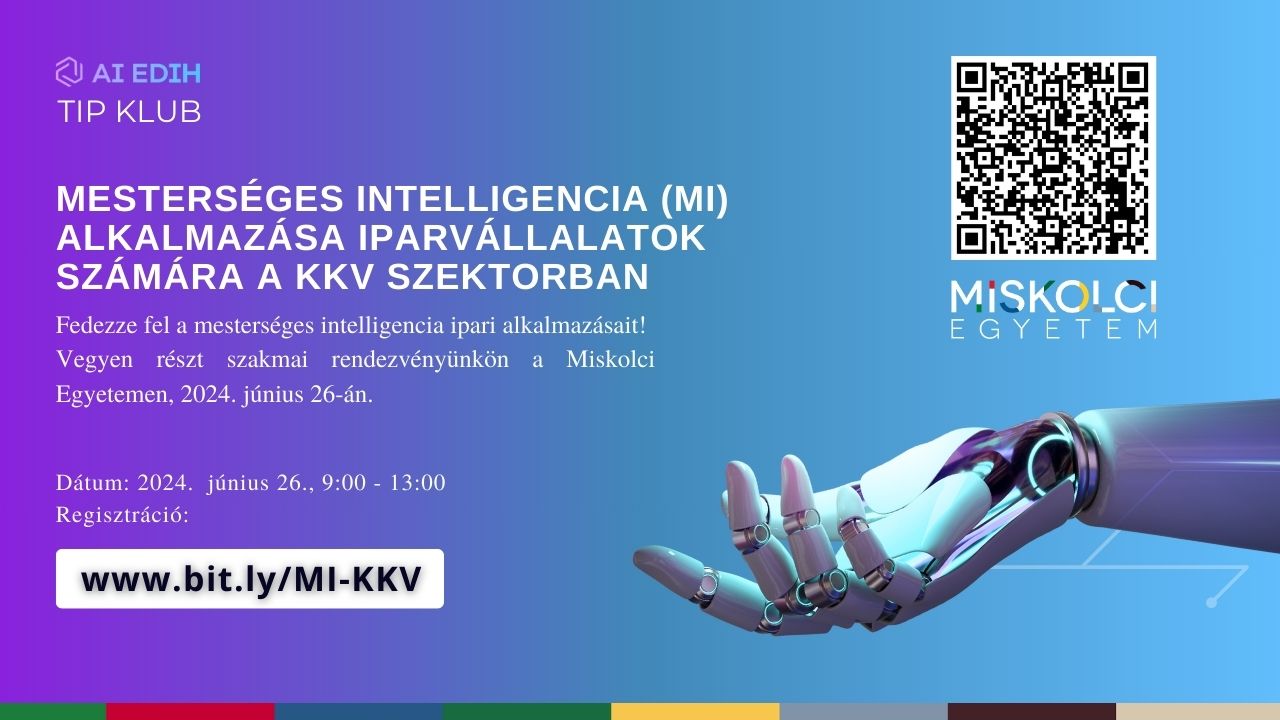 Mesterséges Intelligencia (MI) alkalmazása iparvállalatok számára a KKV ...